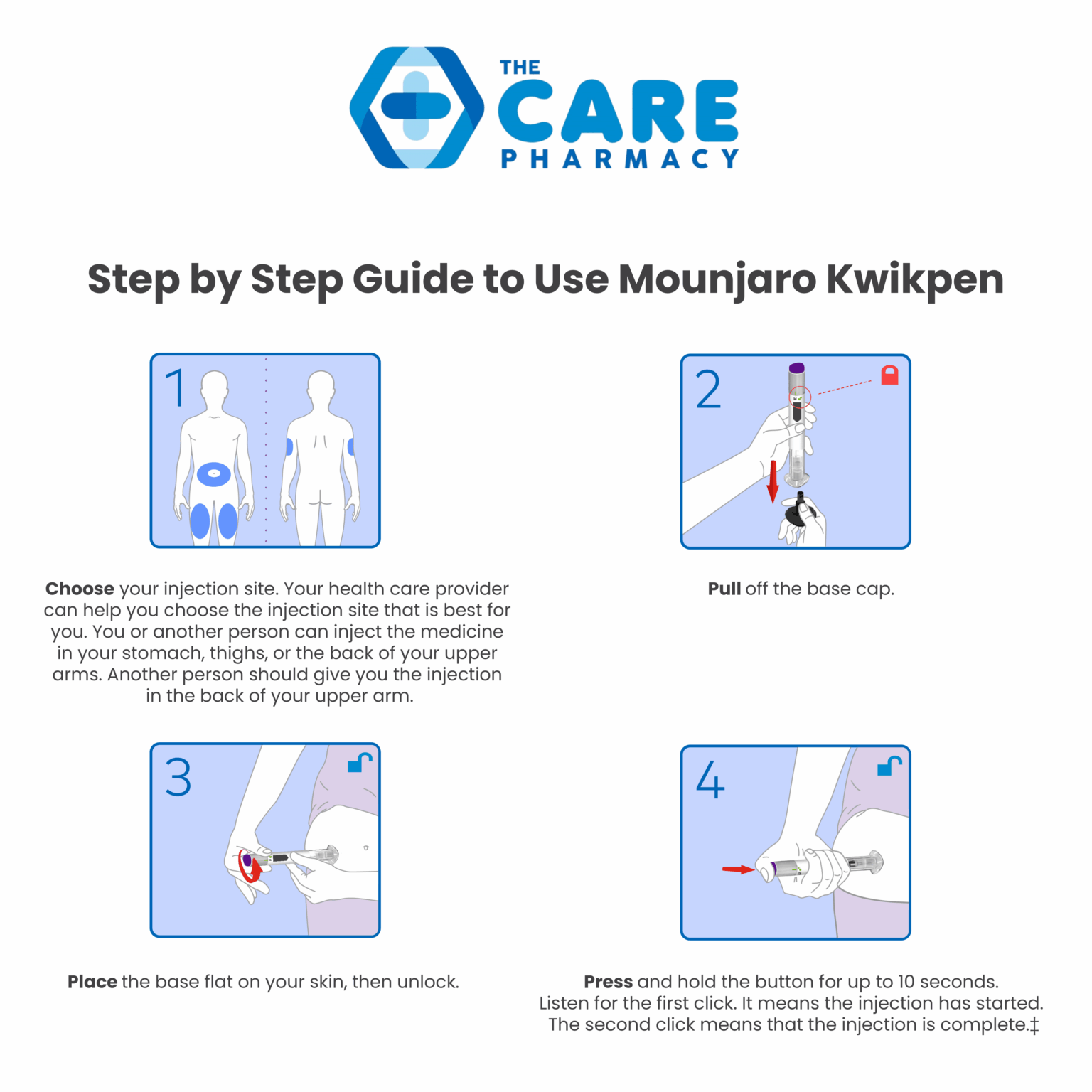 How to use Mounjaro Kwikpen? Easy Step by Step Guide